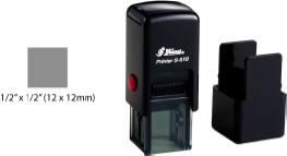 Shiny S-510 Self-Inking Stamp. Impression Size: 1/2" X 1/2" (12 x 12mm)